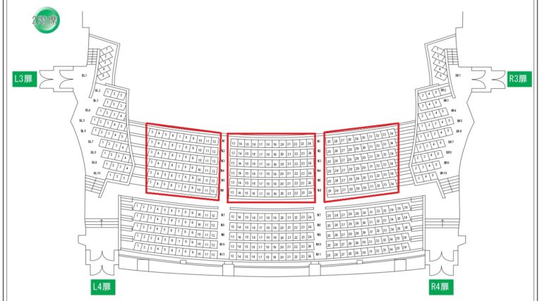 NHK大阪ホール｜座席からの見え方は？2階席について解説。 | 座席ウォッチャー