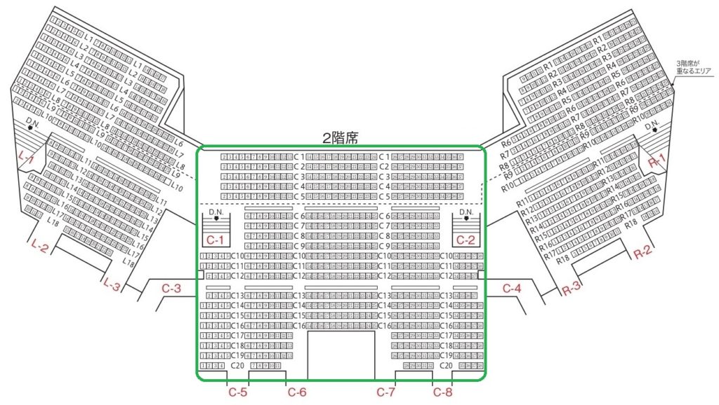 NHKホール座席表（東京）と見え方は？2階3階でも見える？ | 座席ウォッチャー